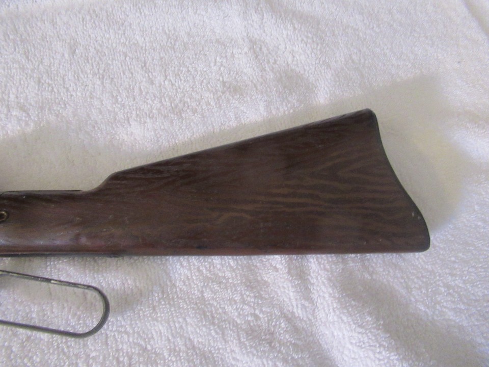 VTG Mattel WINCHESTER SHOOTIN' SHELL Cap Gun Rifle Toy Lever Action ...