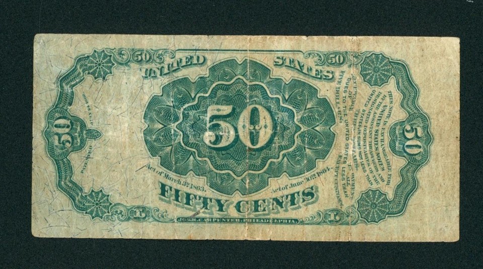 50 Cents Fifth Issue Fractional Note ** PAPER CURRENCY AUCTIONS | eBay