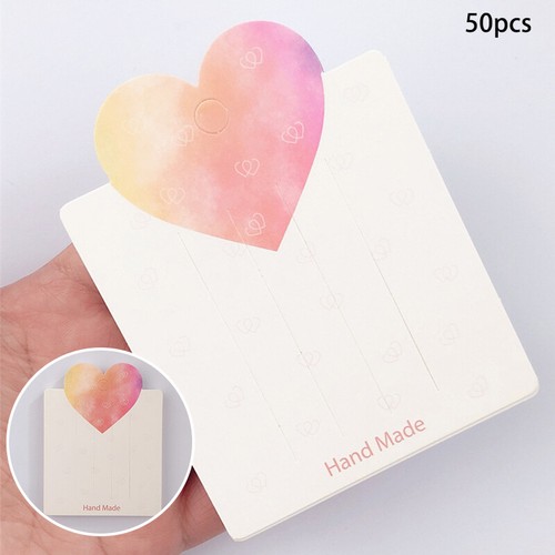 50Pcs Great Love Cardboard Package Display Cards Children Handmade DIY ...