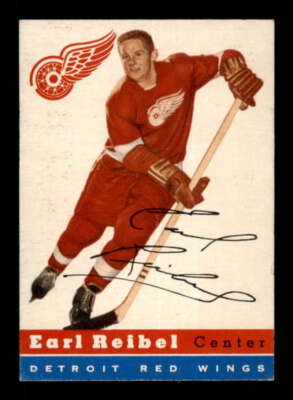 1954-55 Topps #52 Dutch Reibel EX/EX+ Red Wings 540080 | eBay