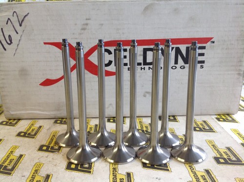 8 Xceldyne Titanium Racing Valves 1600-5180-3412-S-D-3 Moly TiAl Lash ...
