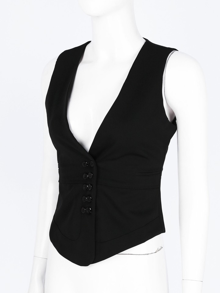 Womens Tuxedo Suit Vest Formal Fitted Dressy Waistcoat V Neck Vest ...