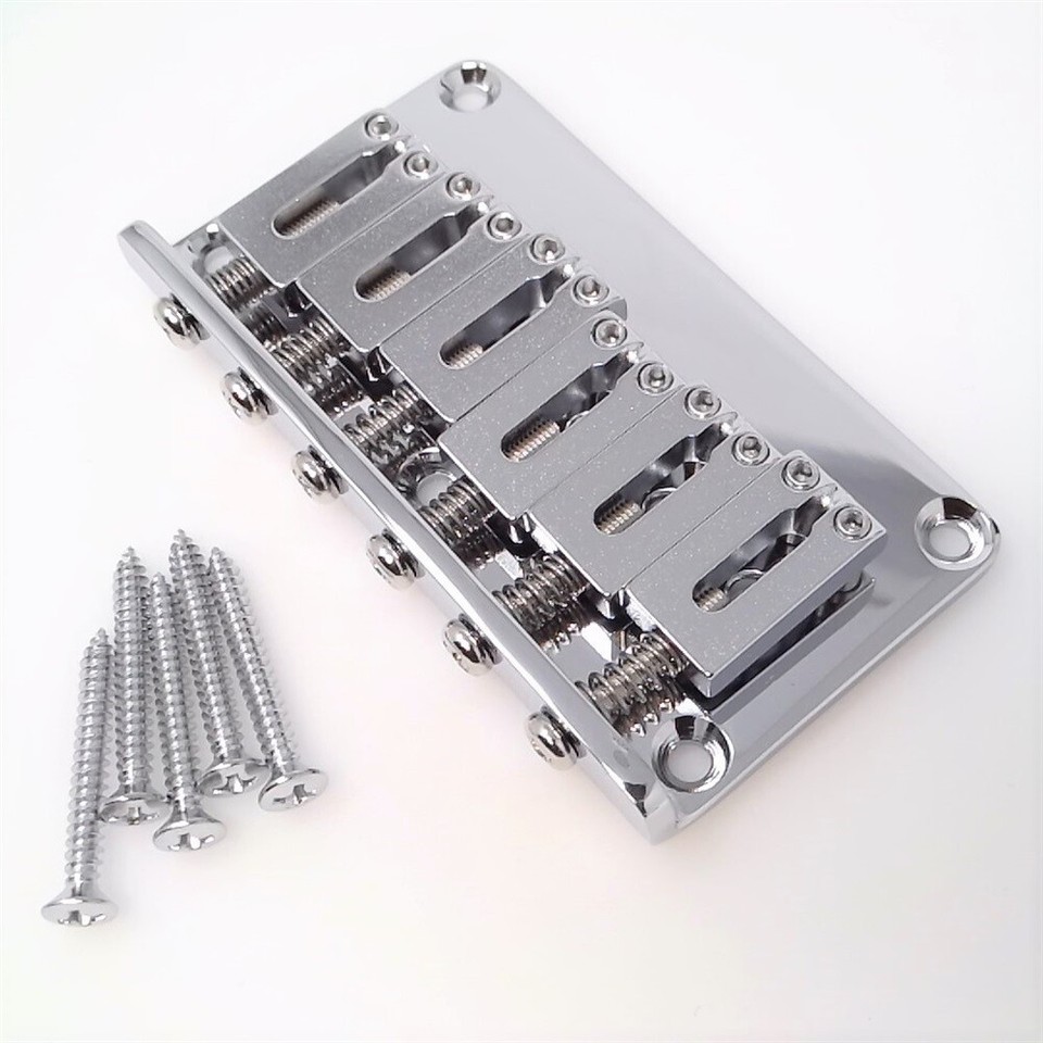 True Custom Shop® Chrome Hardtail Bridge for Modern Fender Strat or ...