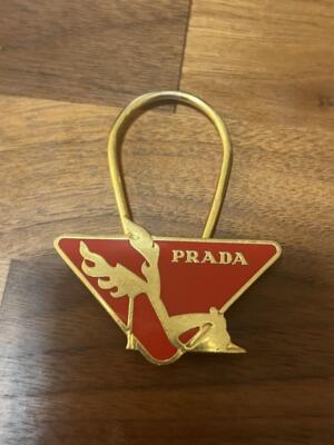Prada key ring red 6 | eBay