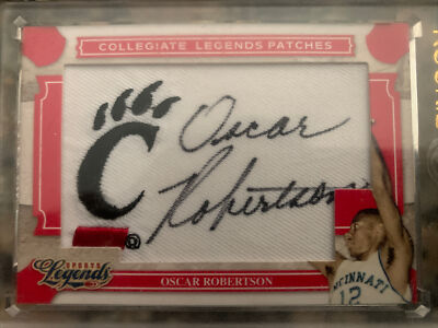 Oscar Robertson Patch Auto /50 Donruss 2008 CLP-5 Cincinnati Legends ...
