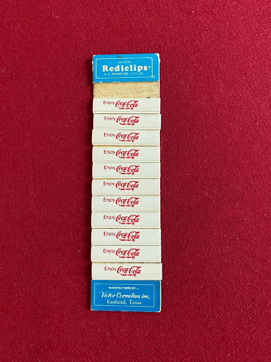 1960's, COCA-COLA, "Un-Used" Sheet of Menu Clips (Scarce / Vintage) | eBay