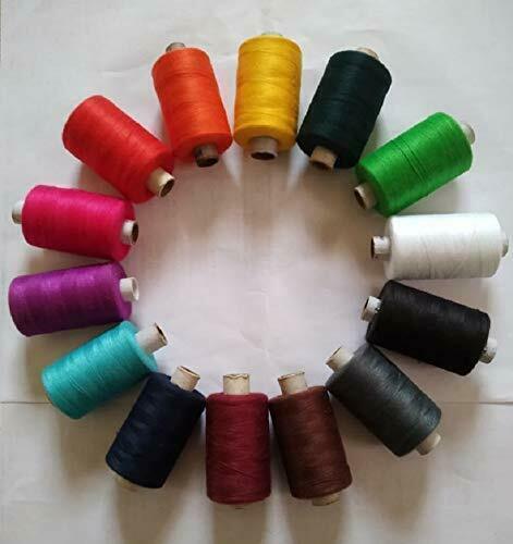 Indian Traditional Sewing Thread Spools Multicolor Each 800 Meter 14 ...