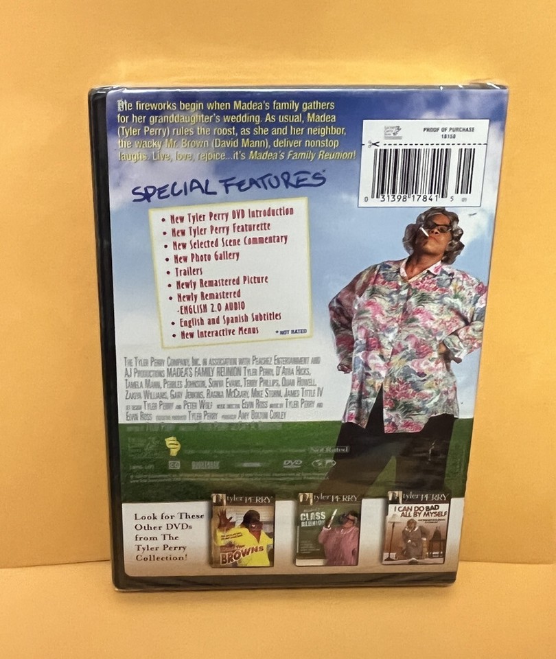 Tyler Perry's Madea's Family Reunion: Comedy DVD | eBay