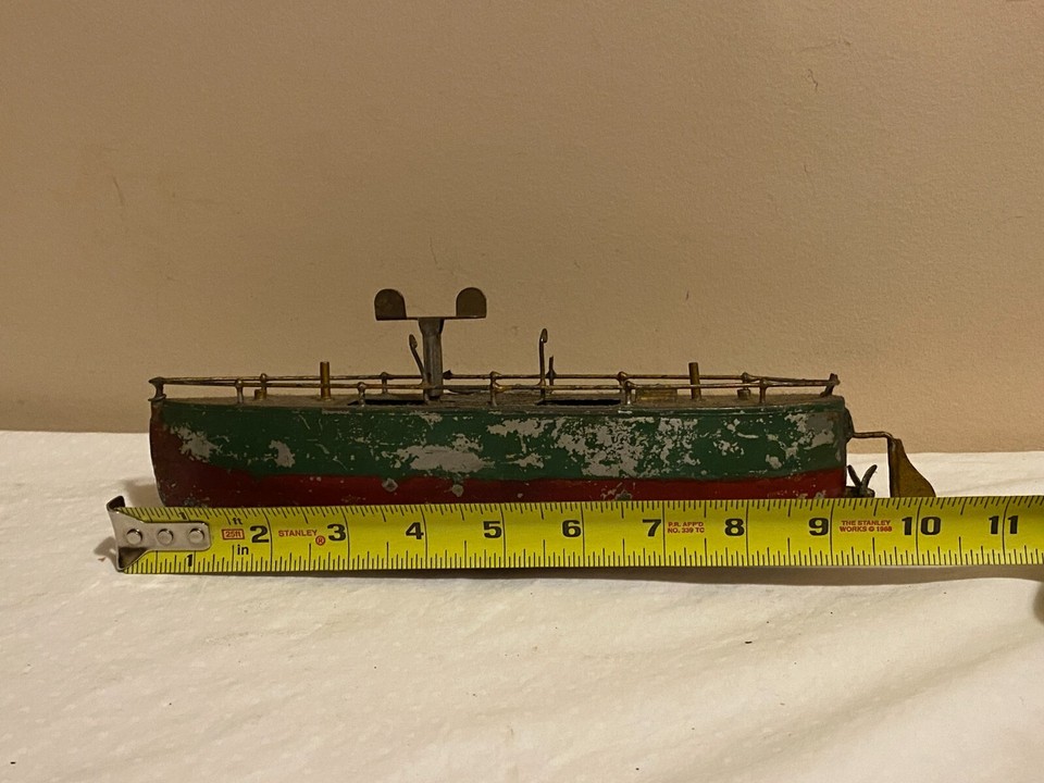 Ives Toys Tin Boat circa 1917-1927 Vintage Wind-Up Toy ag-66 | eBay