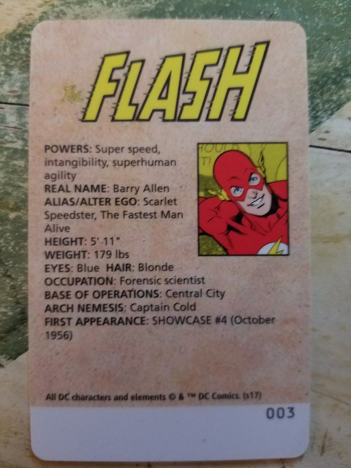Dc Comic Arcade Card flash Rare Non Stamped Coin Pusher Non Elaut | eBay