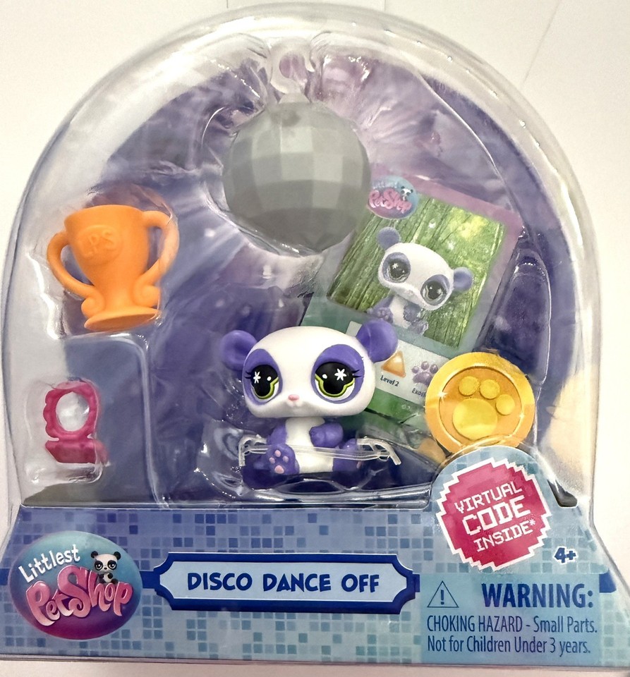 Hasbro LPS Littlest Pet Shop Disco Dance Off #200 #201 & #202 Panda ...