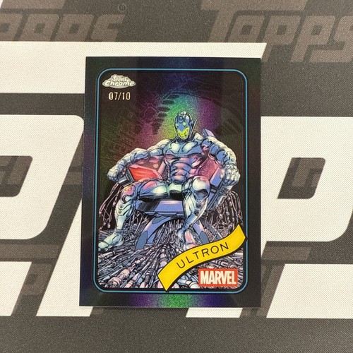 2025 Topps Marvel Chrome Ultron Black Refractor /10 – Super Short Print ...