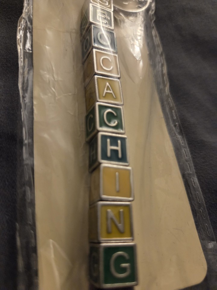 Over 40 Geocaching stickers and a cool Key Chain - All new in great ...