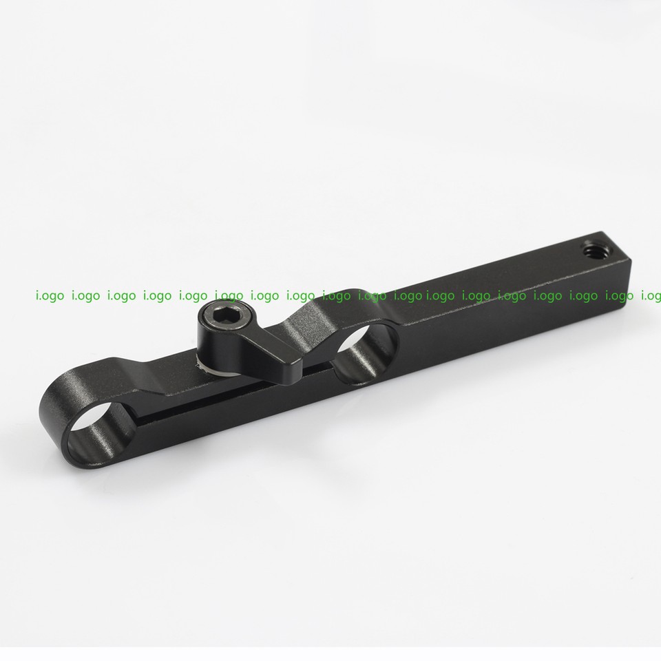 Straight Rail Block Rod Clamp fr 15mm Rod Support DSLR Rig EVF LCD ...