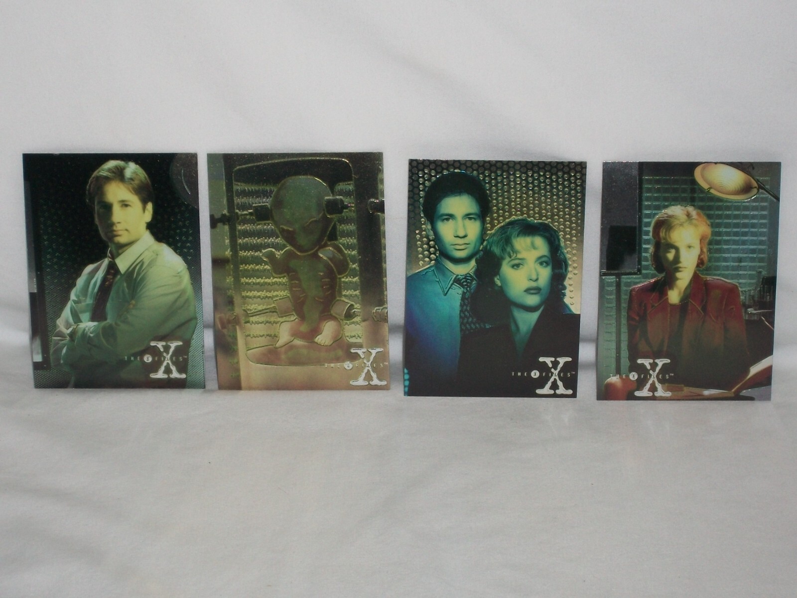 The X Files Set Of 4 Chromium Collector Cards Series 1 #X1 - #X4 | eBay