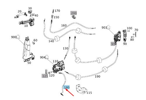NEU MERCEDES-BENZ VITO W447 HECKTÜR KABEL A4477603800 ORIGINAL | eBay