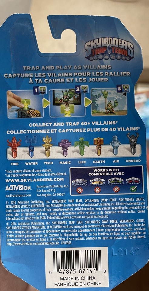 Skylanders Trap Team Life Element Trap Pack NEW | eBay