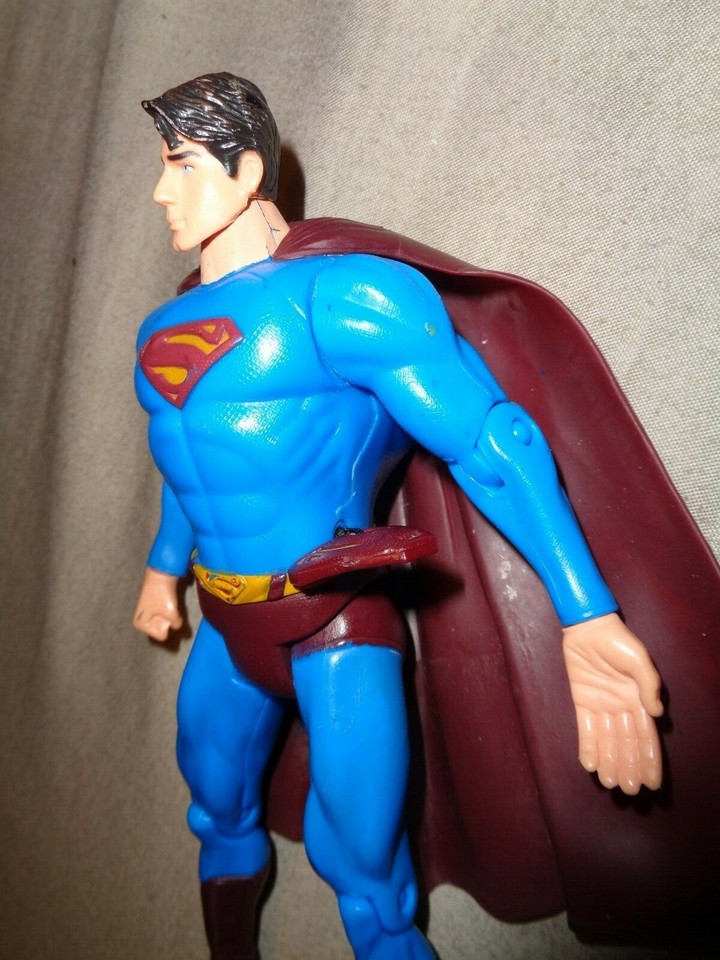 Rare Pull String Vibrates 6.5" Superman Action Figure DC Comics Clark ...