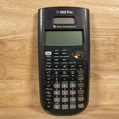 Texas Instrument TI-36X Pro 4-Line Display Solar Powered Scientific ...