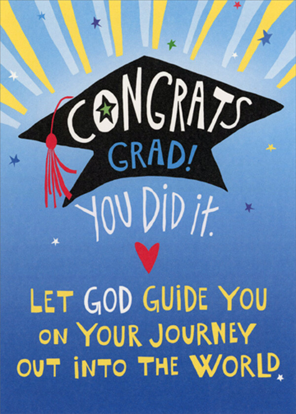 You Did It Congratulations Card Congrats Graduation