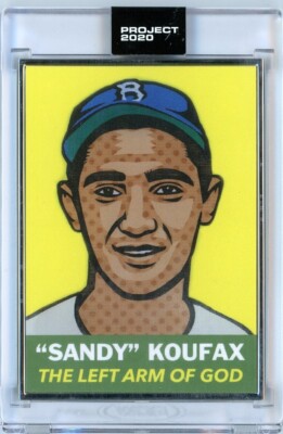 TOPPS PROJECT 2020 - SANDY KOUFAX - BLAKE JAMIESON AP 03/20 Silver ...