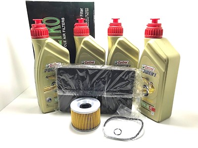 Castrol Power1 Service Kit + Air Oil Filter Kawasaki EX 300 Ninja SE ...