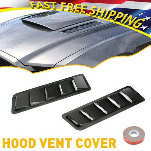 Louvers Cooling Cover Bonnet Scoop Black Kit Cold Air Flow Intake | eBay
