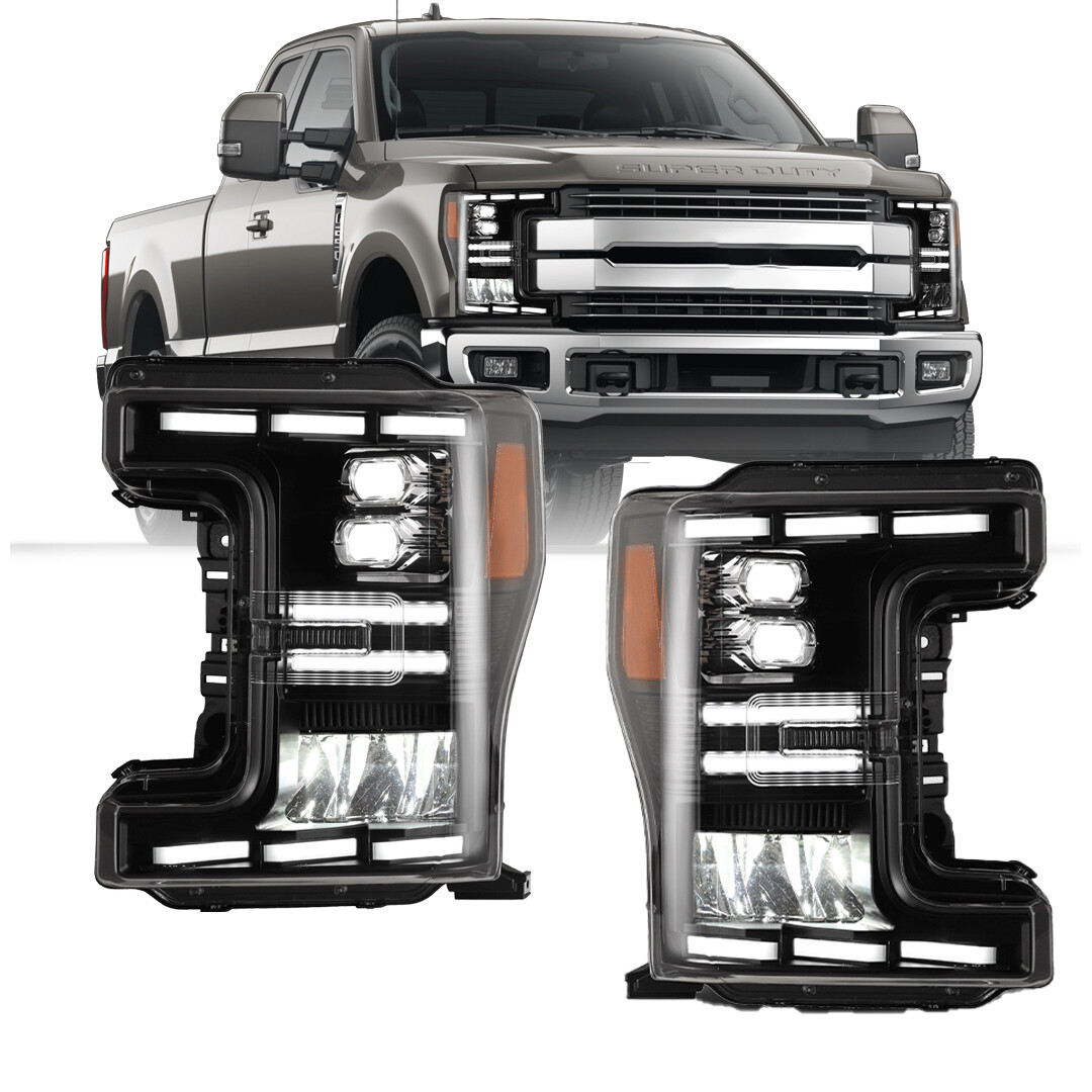 LED Projector Sequential For 2017-2019 Ford F250-F550 Super Duty ...