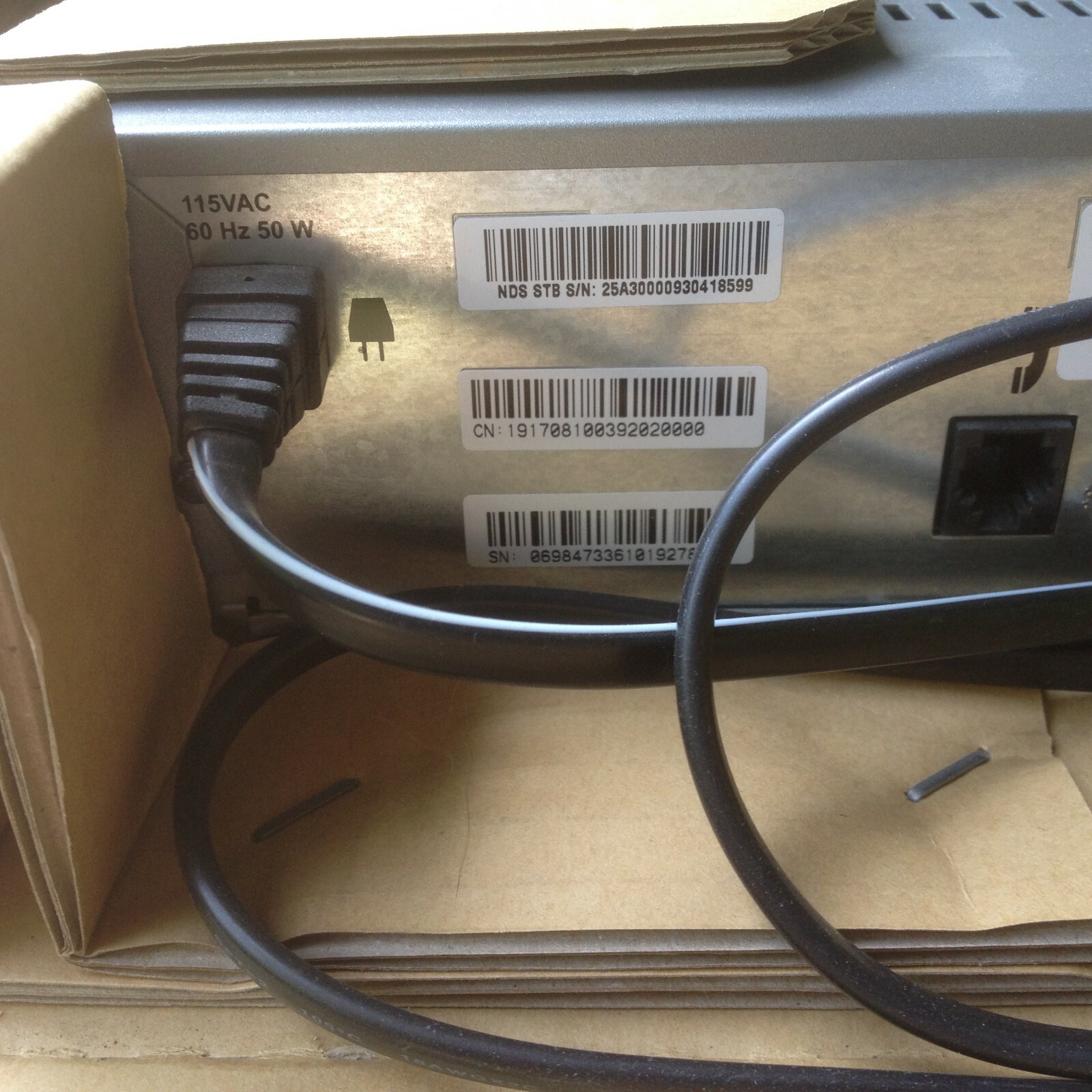 VOOM Box Voombox Motorola DSR550 OTA HDTV Digital to Analog Receiver ...