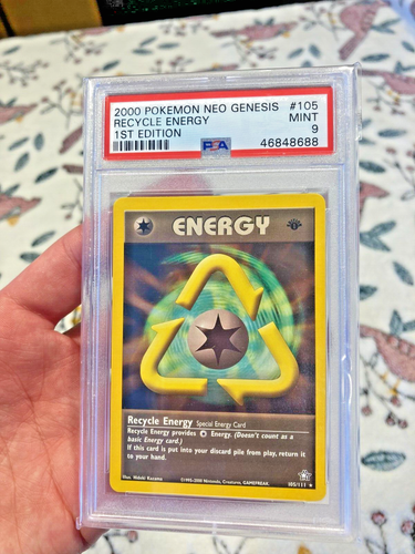 2000 POKEMON NEO GENESIS RECYCLE ENERGY 105/111 1ST EDITION PSA 9 | eBay