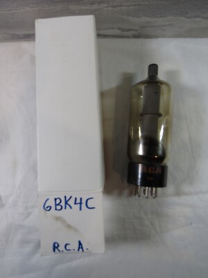 RCA 6BK4C Electron Vacuum Tube tested | eBay