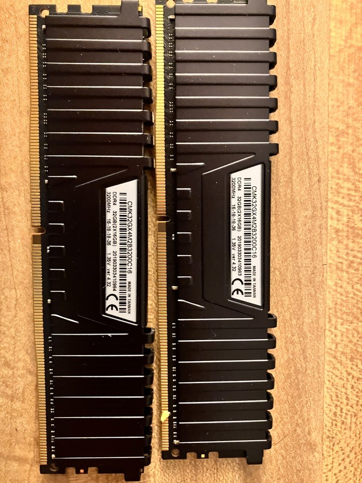 Corsair Vengeance LPX 32GB PC4-25600 DDR4-3200 Memory - CMK32GX4M2E3200C16 840006608547 | eBay