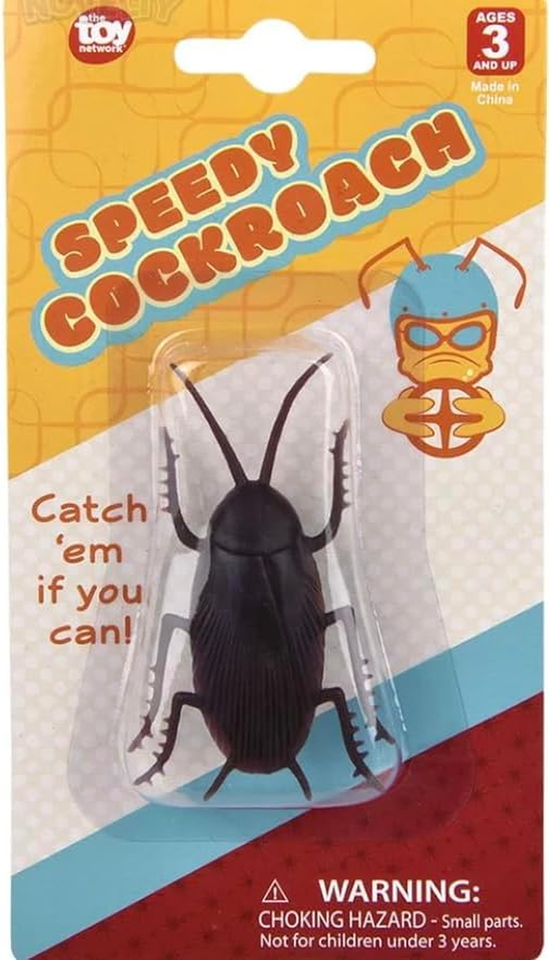 Pull Back Fake Cockroach Toy - Plastic Crawling Lifelike Insect ...