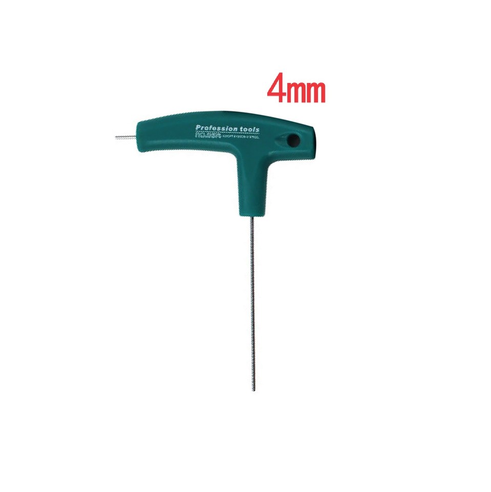 4mm Steel Wrench T-Handle Hex Allen Key Screws Screwdriver Driver Tools ...
