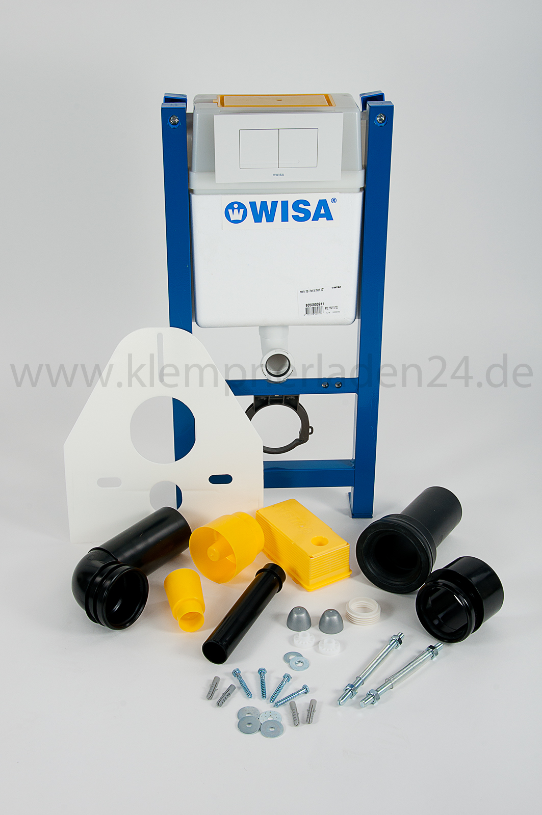 Wisa XT WC Vorwandelement 83x38cm mit Betätigung Kantos von Oben oder ...