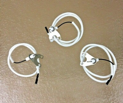 3 PIECE FURRION STOVE / RANGE BURNER SPARK IGNITER WIRES KNOB IGNITION ...