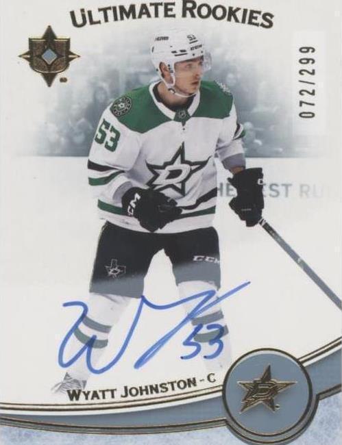 2022-23 Upper Deck Ultimate Collection - Wyatt Johnston #185 for sale ...