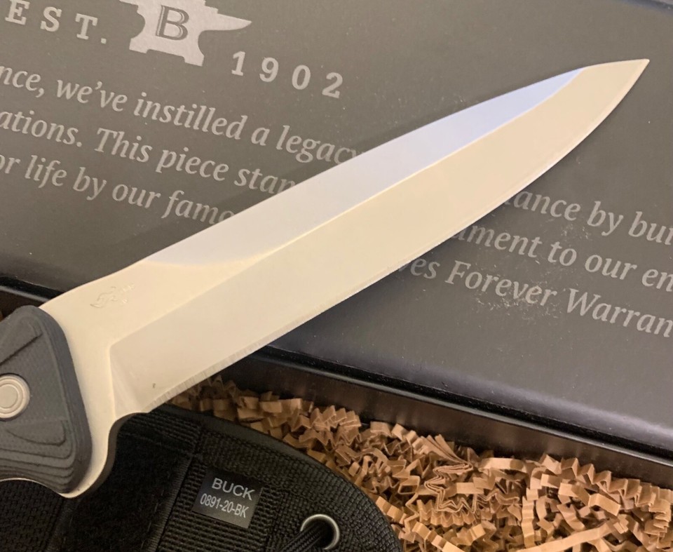 BUCK 891 SPEARPOINT KNIFE W/ SHEATH NEVER USED IN BOX BT 1 | eBay