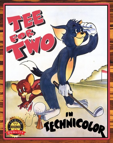 Tom and Jerry - Tee For Two - 1940s - Metal Sign 11 x 14 | eBay