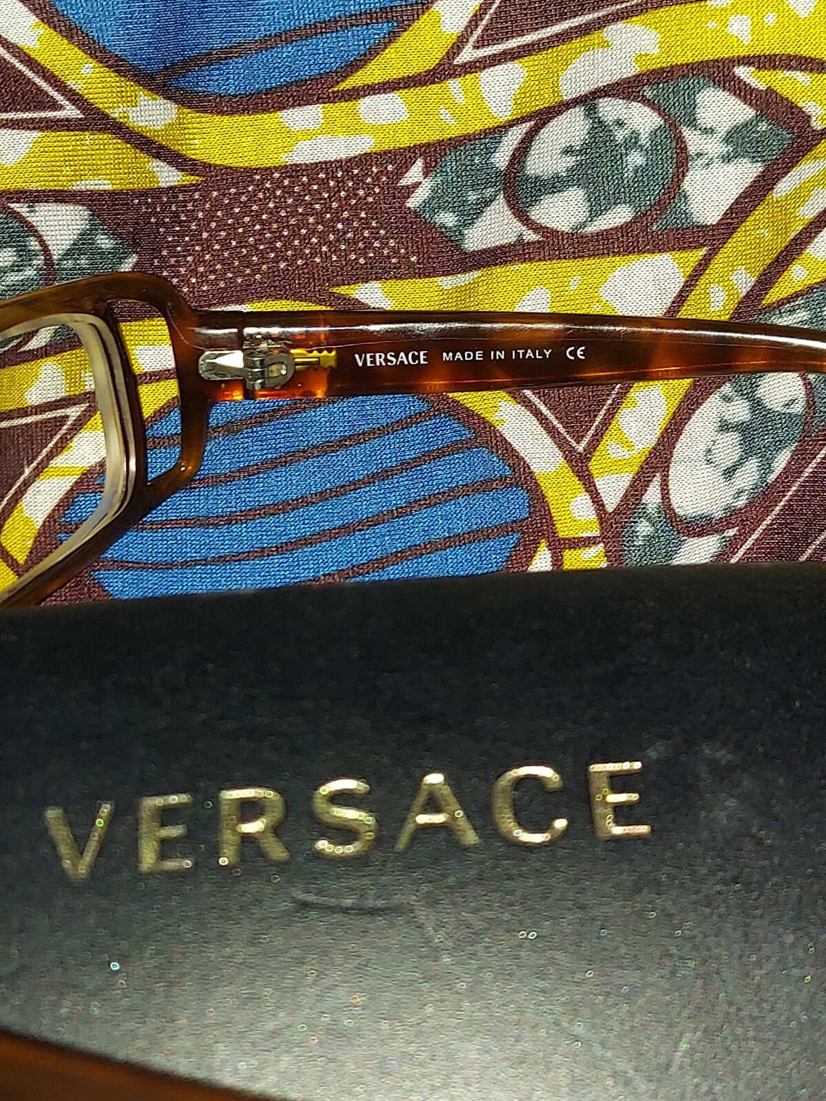 Vintage Versace 1970s? Faux Tortoise Shell glasses Mo… - Gem