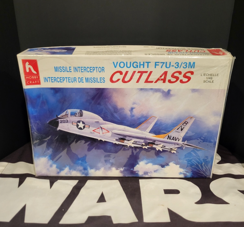 Vought F7U-3 Cutlass 1:48 Scale HOBBY CRAFT Model Kit MIB NEW in Box | eBay
