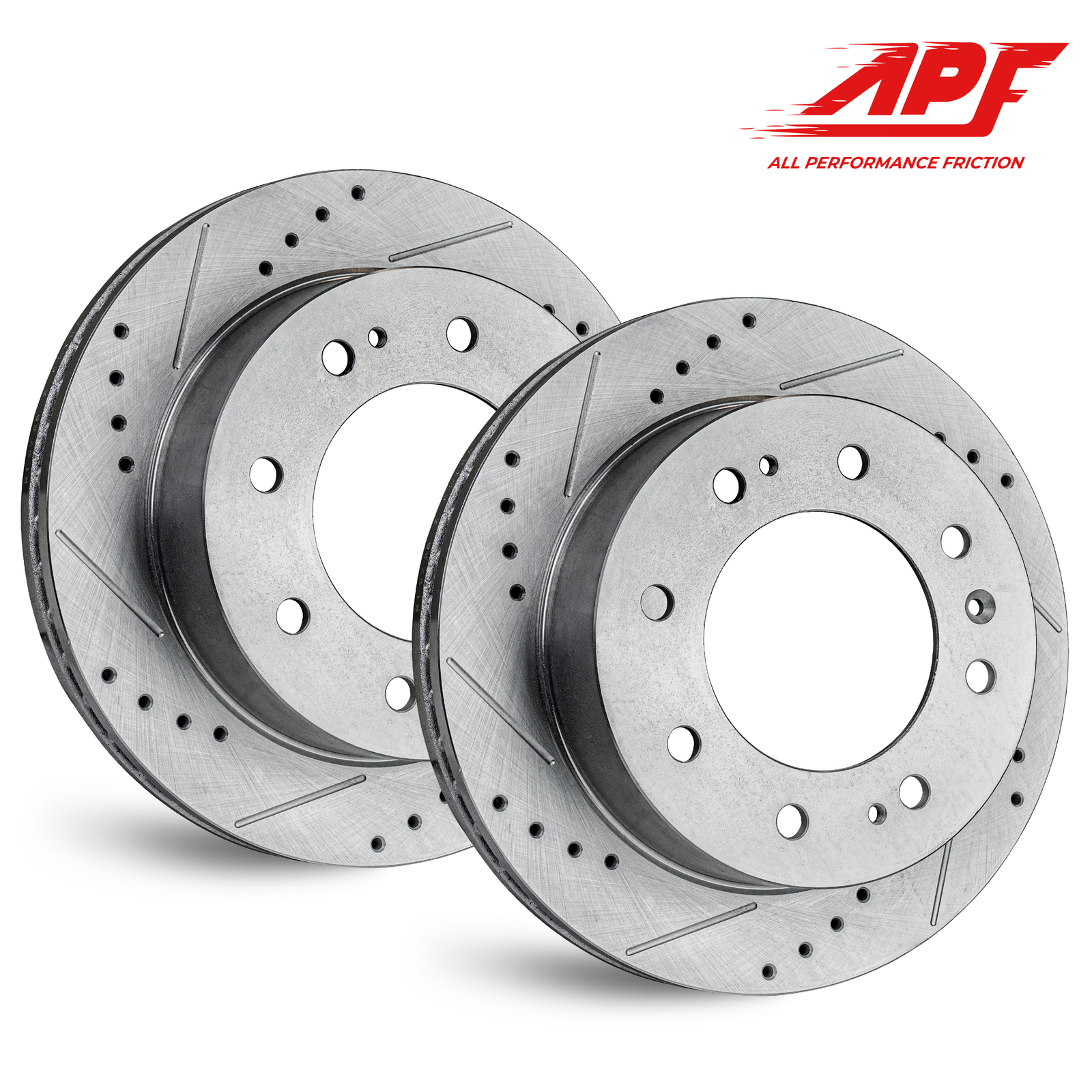 Front Zinc Drilled/Slot Brake Rotors for Hummer H2 2003-2009 | eBay