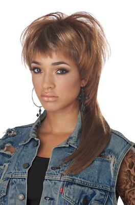 The Femullet Funny Mullet Adult Wig (Brown) | eBay