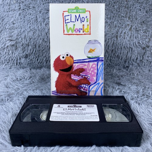 Sesame Street Elmo's World VHS 2000 Tape 3 Elmo Episodes for Children ...