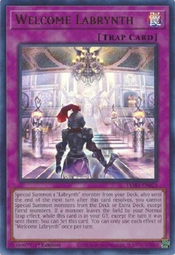 WELCOME LABRYNTH *** 1ST EDITION ULTRA RARE MINT/NM TAMA-EN023 YUGIOH ...
