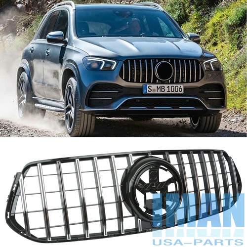 Chrome GT Style Grill Front Grille For Mercedes GLE-Class W167 2020-UP ...