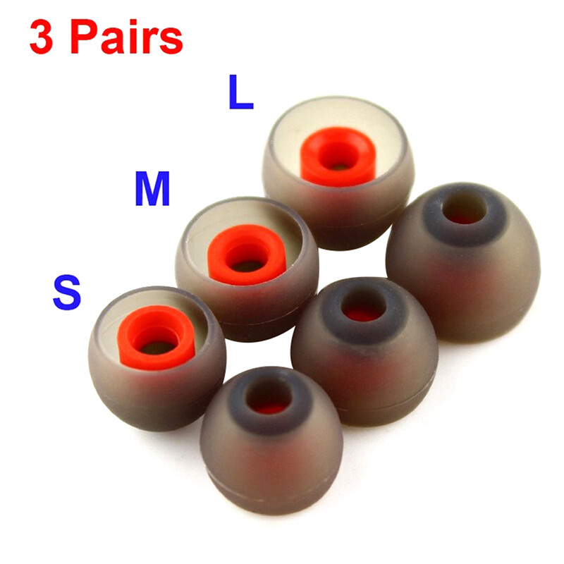 3 Pairs In Ear Tips Earbuds Earphone Silicone Eartips/Ear Sleeve/Ear ...