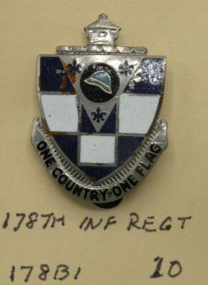 Original: Prewar/WW2 178TH Infantry DI / DUI / crest , PB | eBay