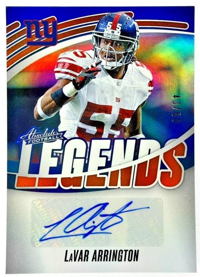 2025 Panini Absolute - Absolute Legends Signatures LaVar Arrington #ALS ...