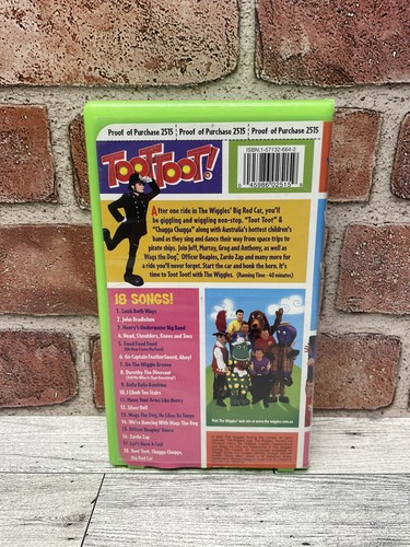 The Wiggles - Yummy Yummy VHS 1999 Hard Plastic Clamshell Case HiT ...